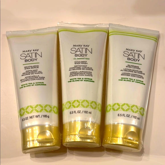 Mary Kay | Bath & Body | Mary Kay Satin Body Set Of 3 New Unopened ...